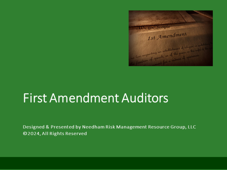 1st Amendment Auditor